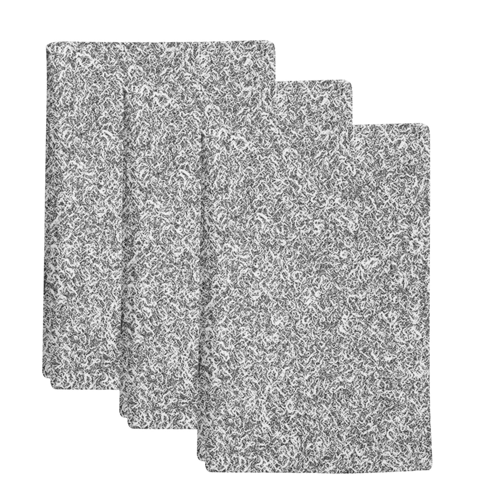 3 Pack Black White Texture Kitchen Towels Abstract Modern Decorative ...