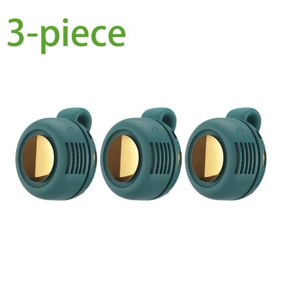 3 Pack Bladeless Clip Fan, USB Rechargeable 360° Adjustable Speed Neck ...