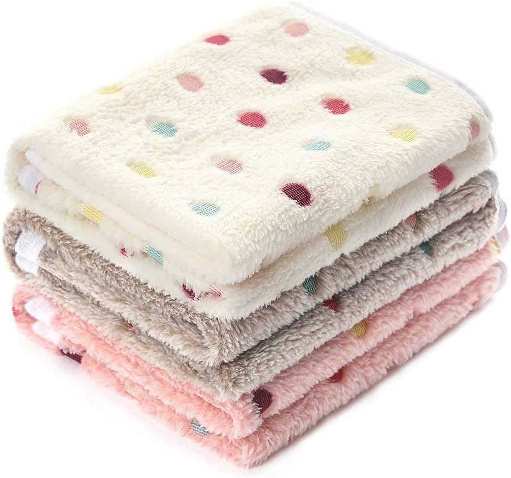3 Pack Blankets Super Soft Fluffy Premium Cute Elephant Pattern Pet ...