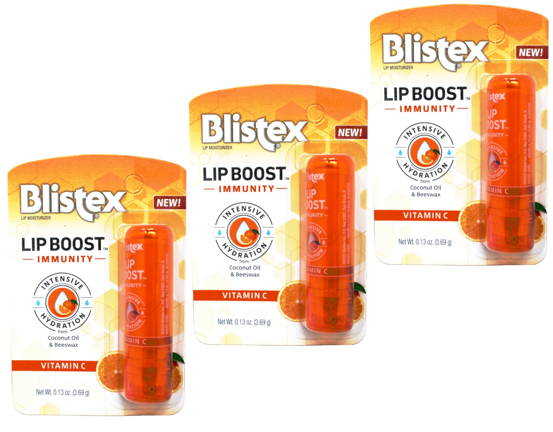 3 Pack - Blistex Lip Boost Immunity, Lip Balm, Intensive Hydration ...