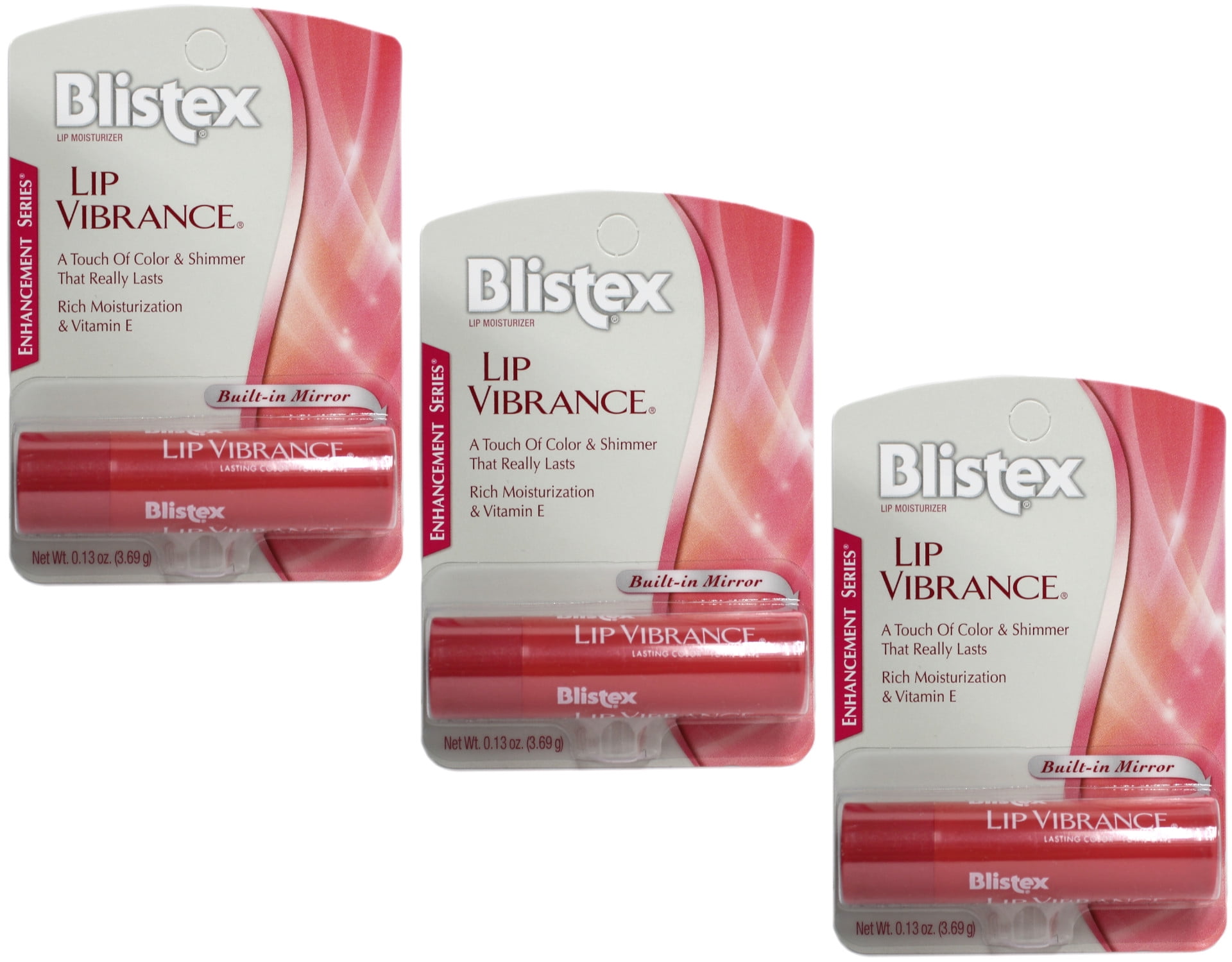 Blistex Lip Vibrance Lip Protectant, SPF 15, 0.13 oz, Pink Shimmer, Set ...