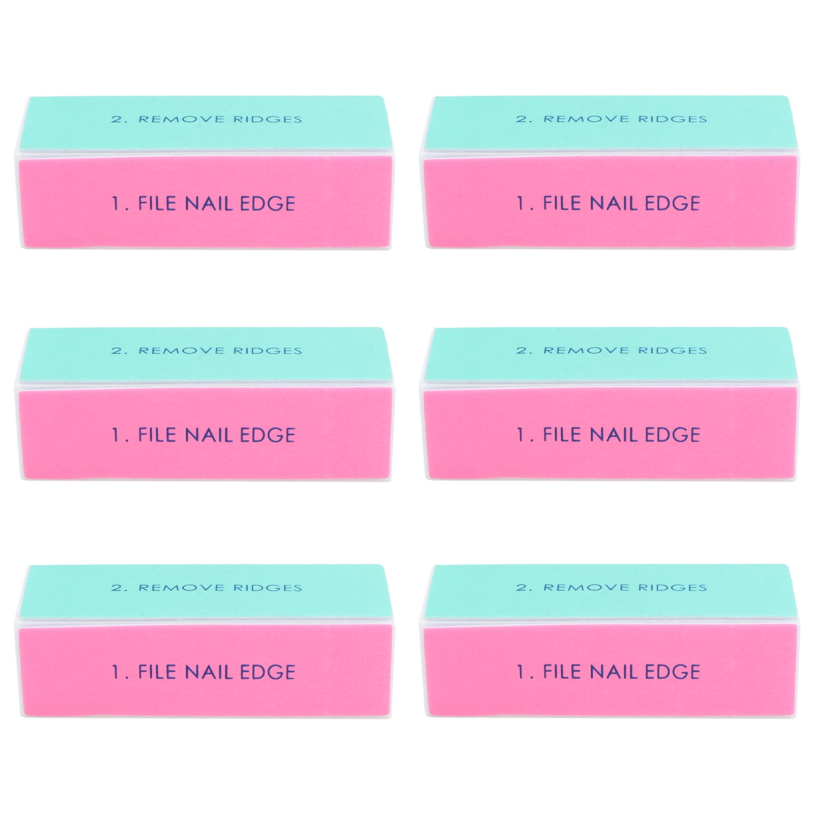 3 Pack Block File Lux Grip Nail Clippers Polish Remover - Walmart.com