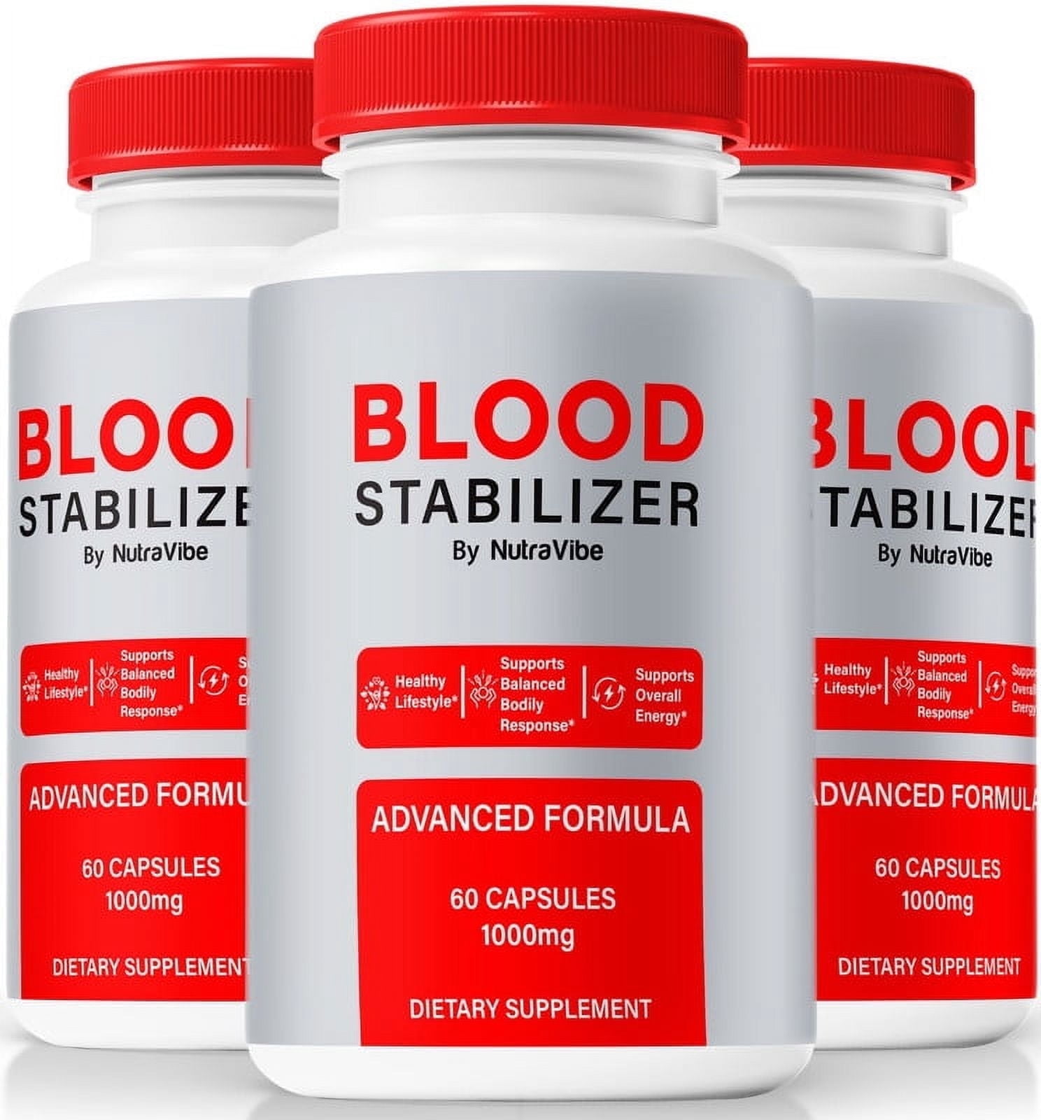 (3 Pack) Blood Stabilizer Capsules - Official BloodStabilizer Nature ...