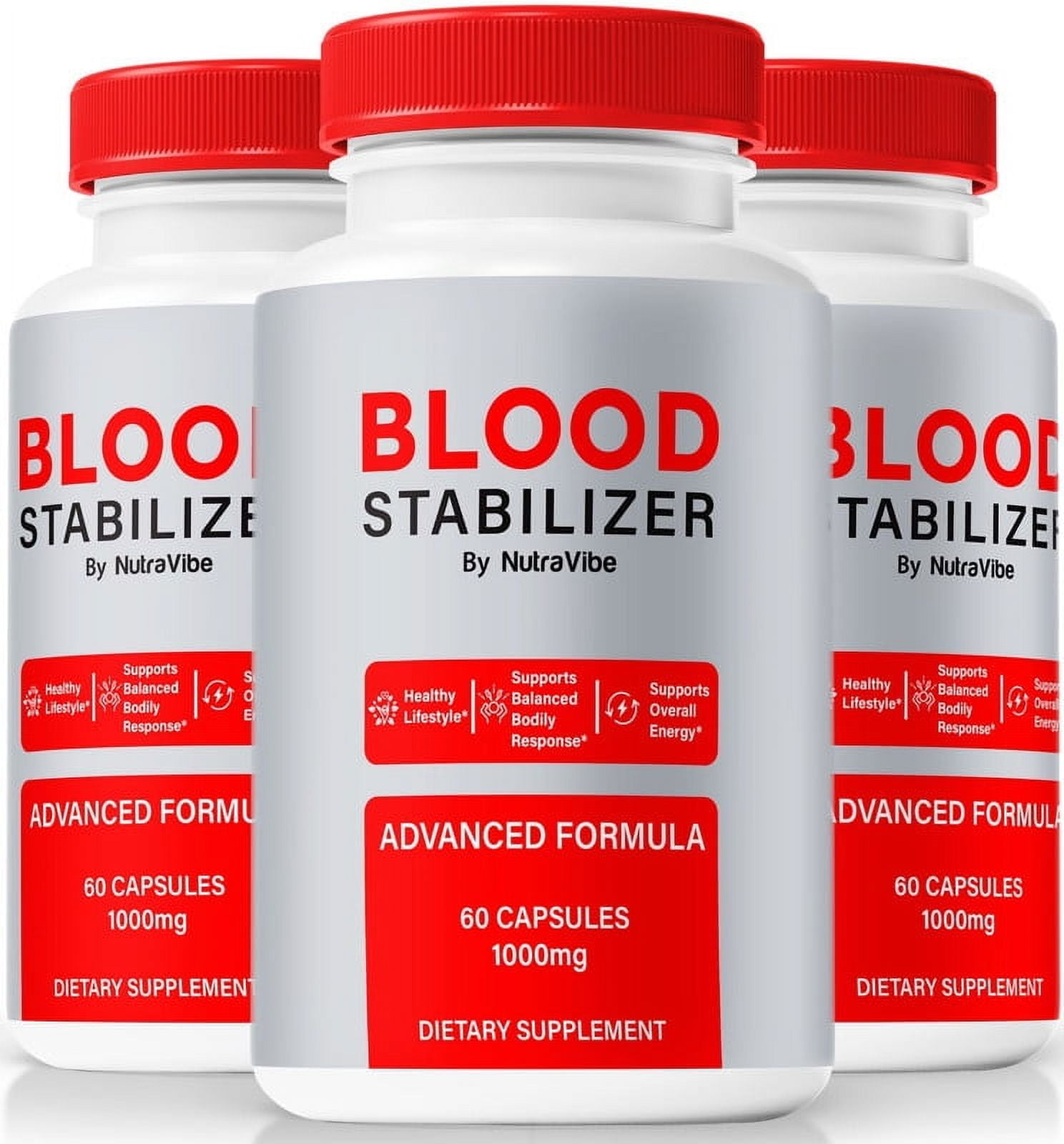 (3 Pack) Blood Stabilizer Capsules - Official BloodStabilizer Nature ...