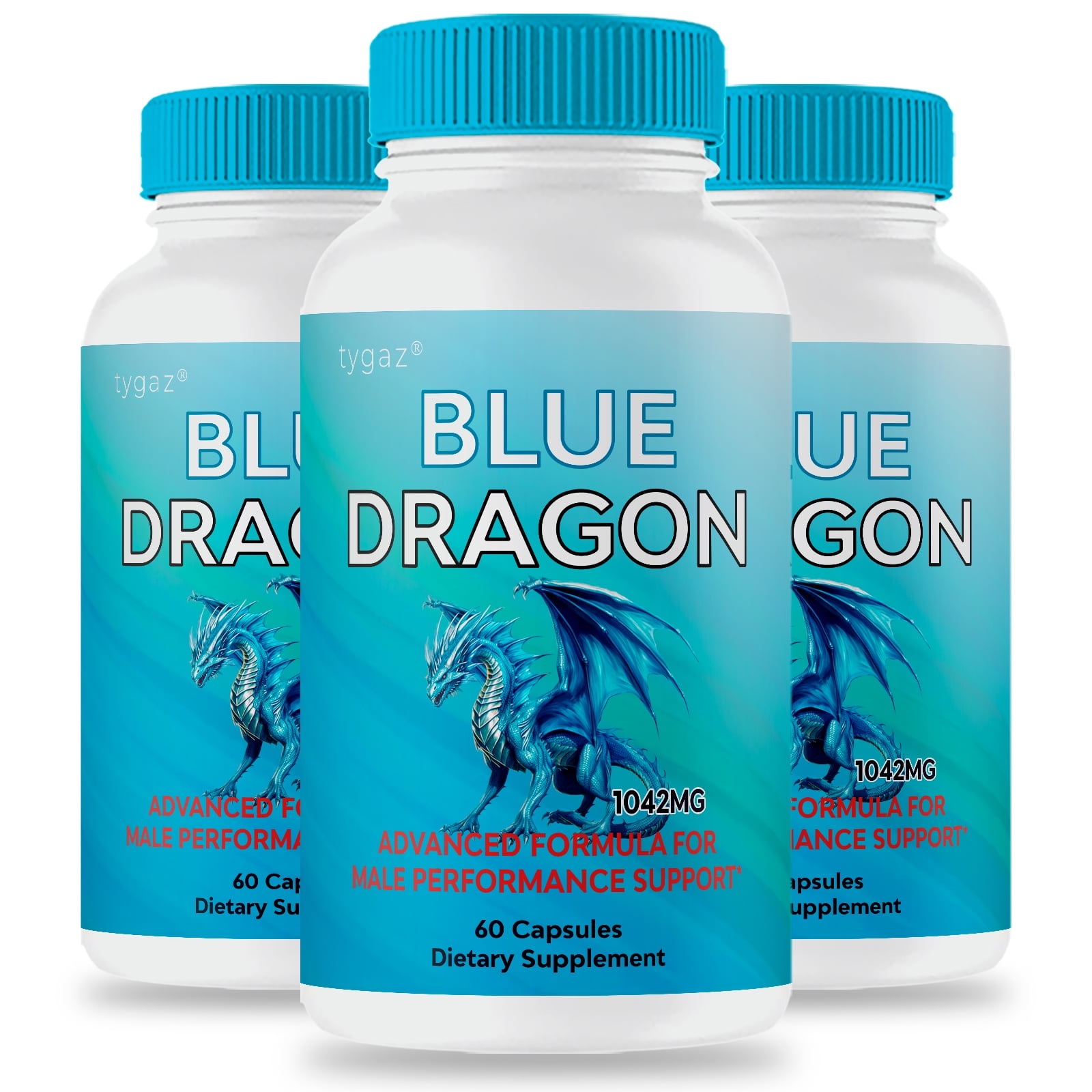 (3 Pack) Blue Dragon - Blue Dragon Pills For Men - Walmart.com