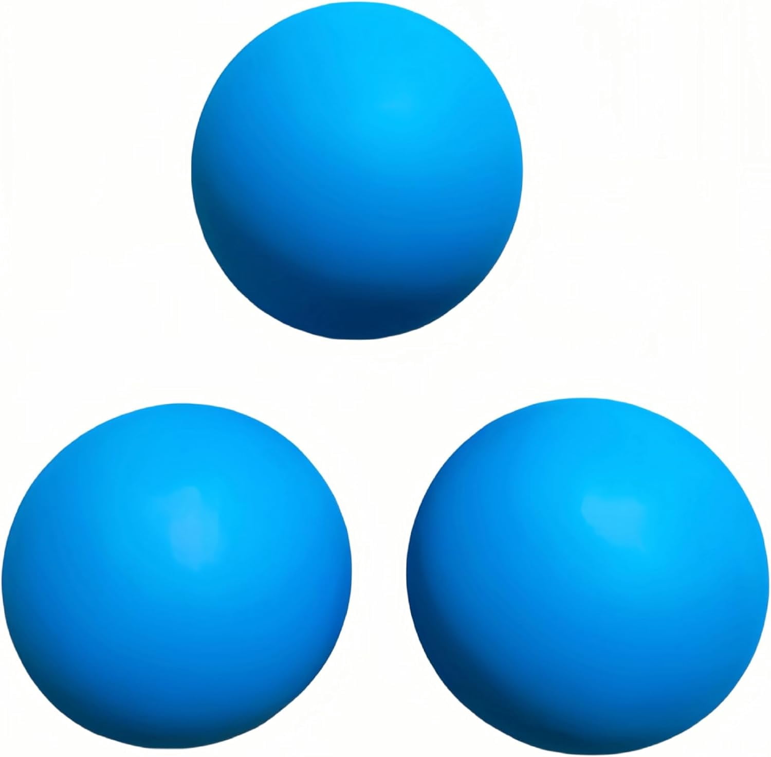 3 Pack Blue Squash Balls 2.2 Inch Diameter High Bounce Reflex Ball ...
