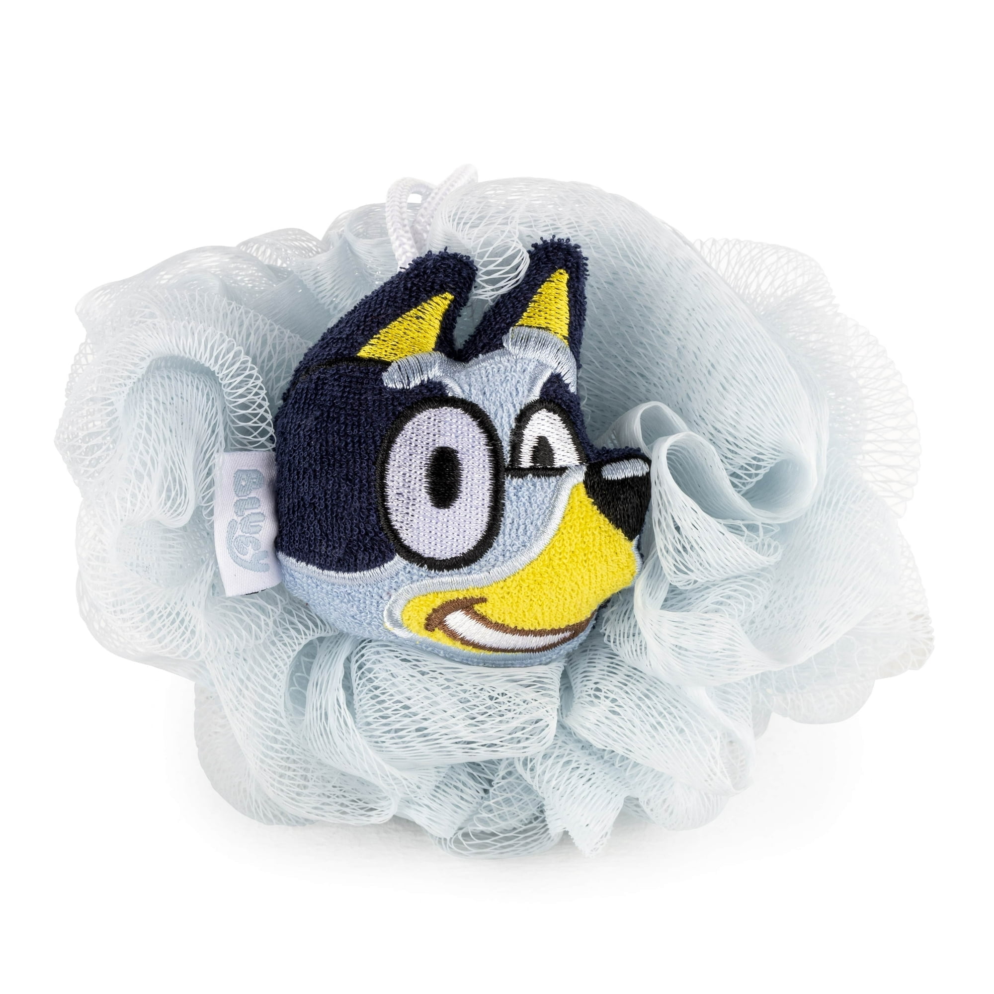 ( 3 Pack )Bluey 3D Loofah, Kids, 5", Polyester, Blue, BBC Studios ...