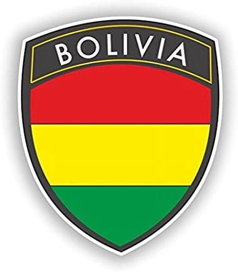3 Pack - Bolivia Flag Design Vinyl Stickers - Sticker Graphic ...