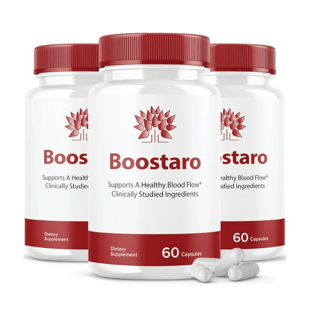 (3 Pack) Boostaro Natural Dietary Pills, Official Formula Extra ...