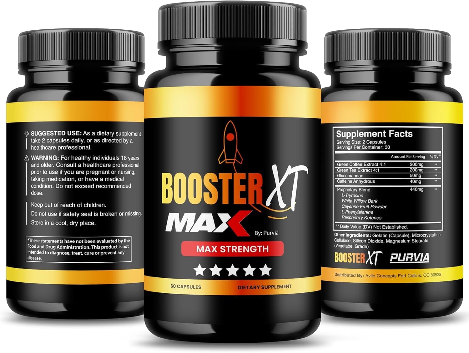 (3 Pack) Booster XT Pills - Official Formula - Boosterxt Max Pro ...