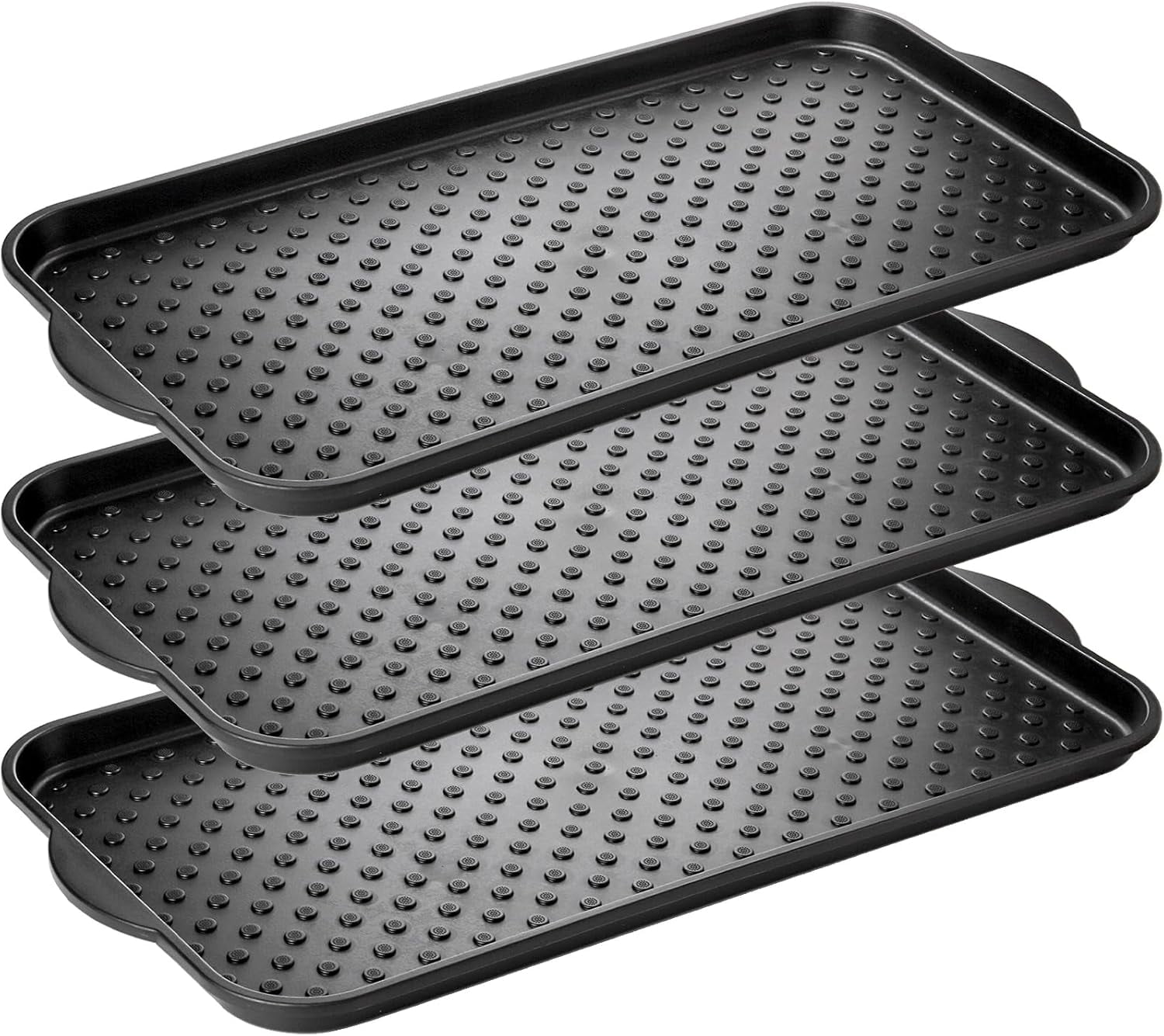 3 Pack Boot Trays, Waterproof Shoe Mats for Entryway Indoor, Multi ...