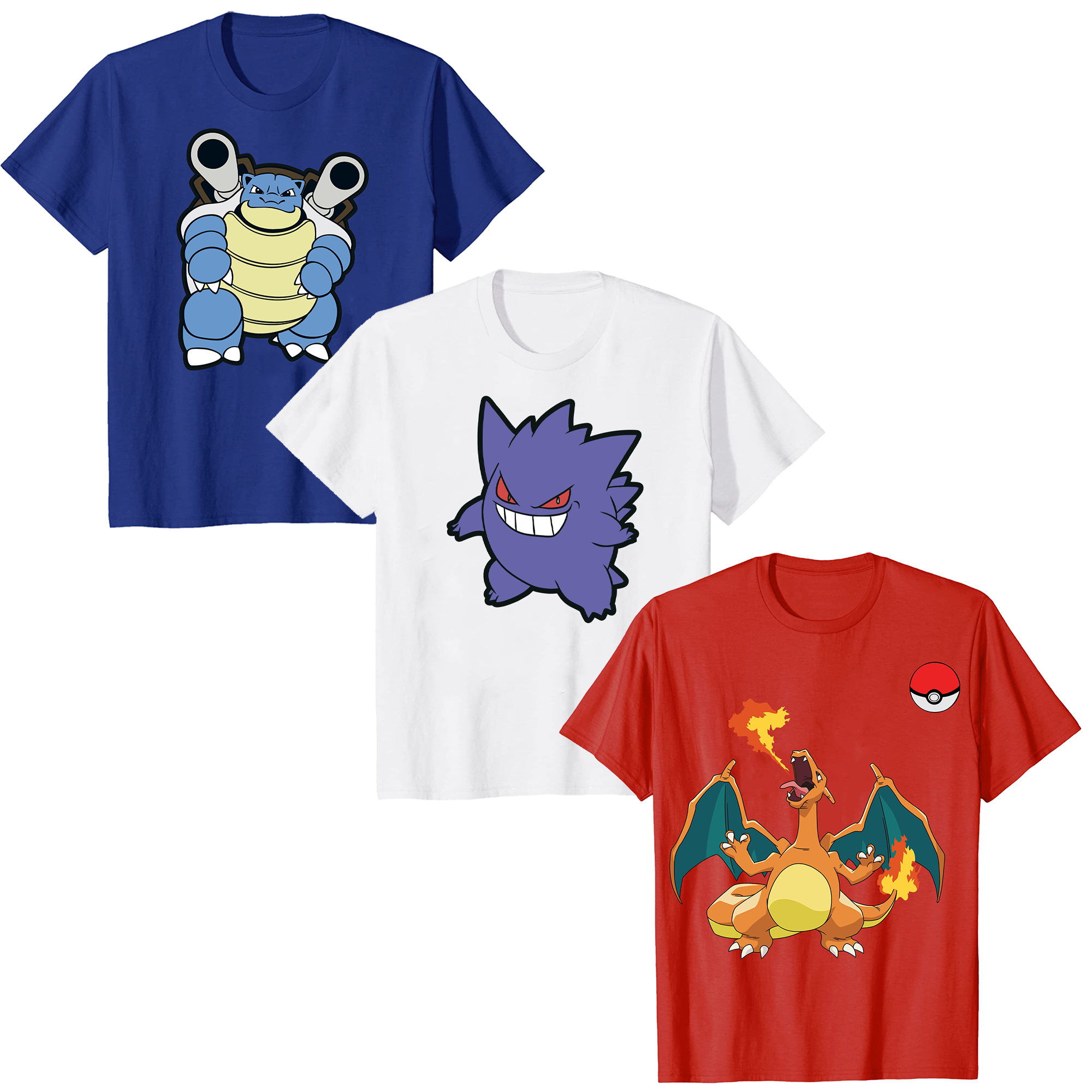 3 Pack Boy's Short Sleeve Graphic T-Shirt Size XS-XXL - Walmart.com