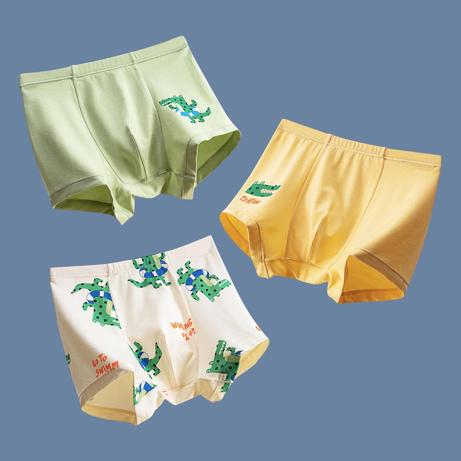 3 Pack Boys Seamless Boyshorts Underwear No Show Underpants Panties ...