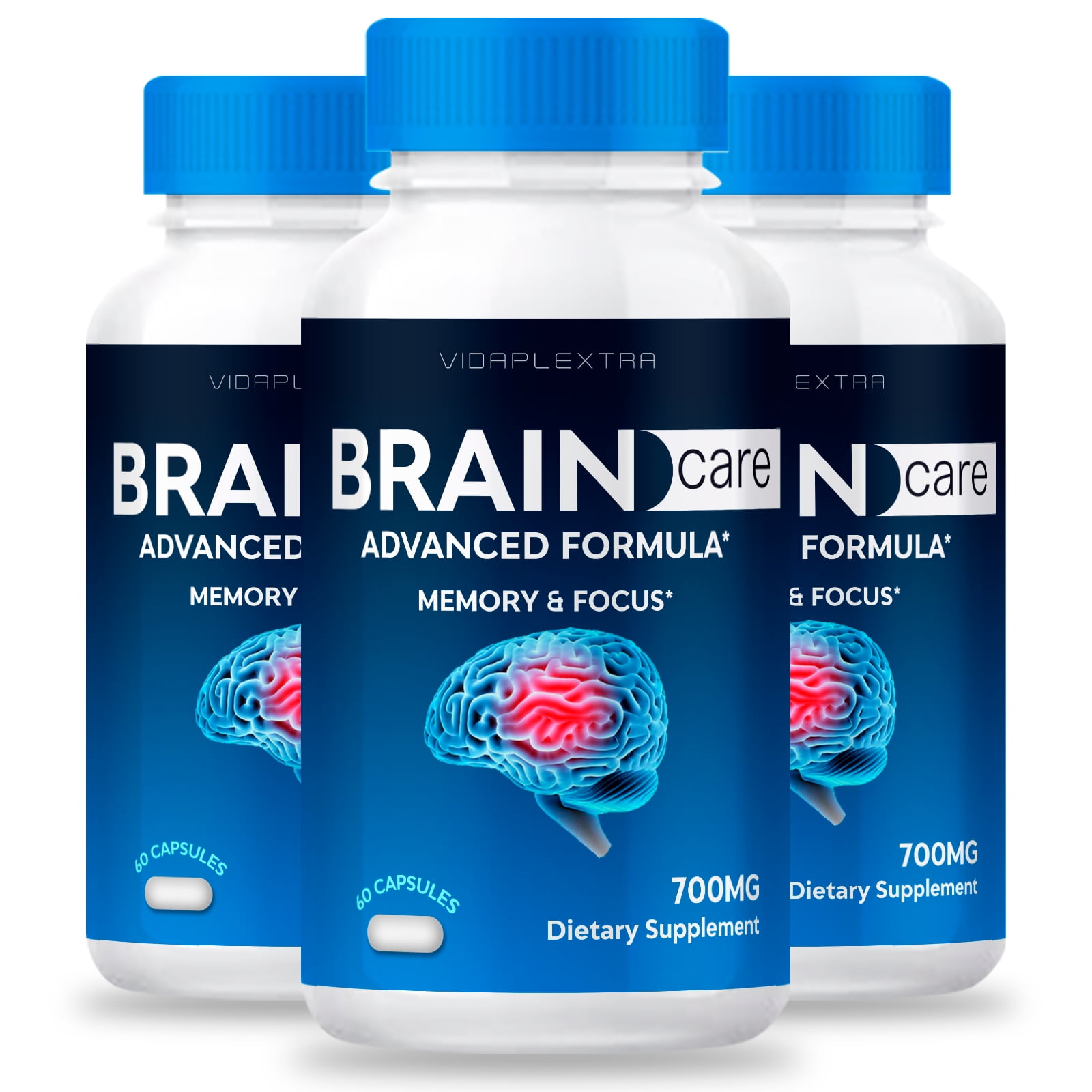 (3 Pack) Brain Care Capsules - Brain Care Capsules - Walmart.com