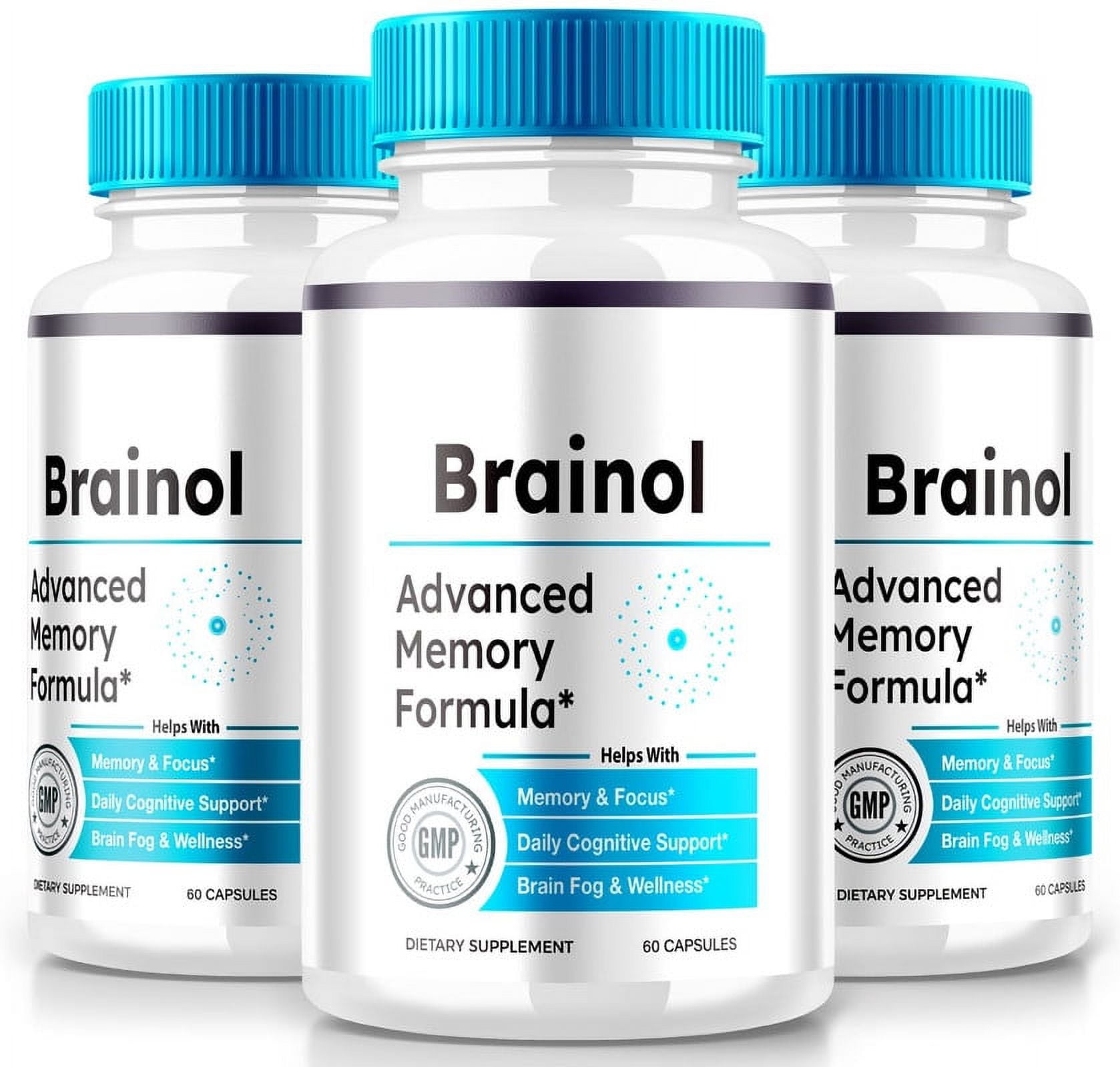 NutraVibe Brainol Capsules, Brain Memory Supplement, Cognitive Support ...
