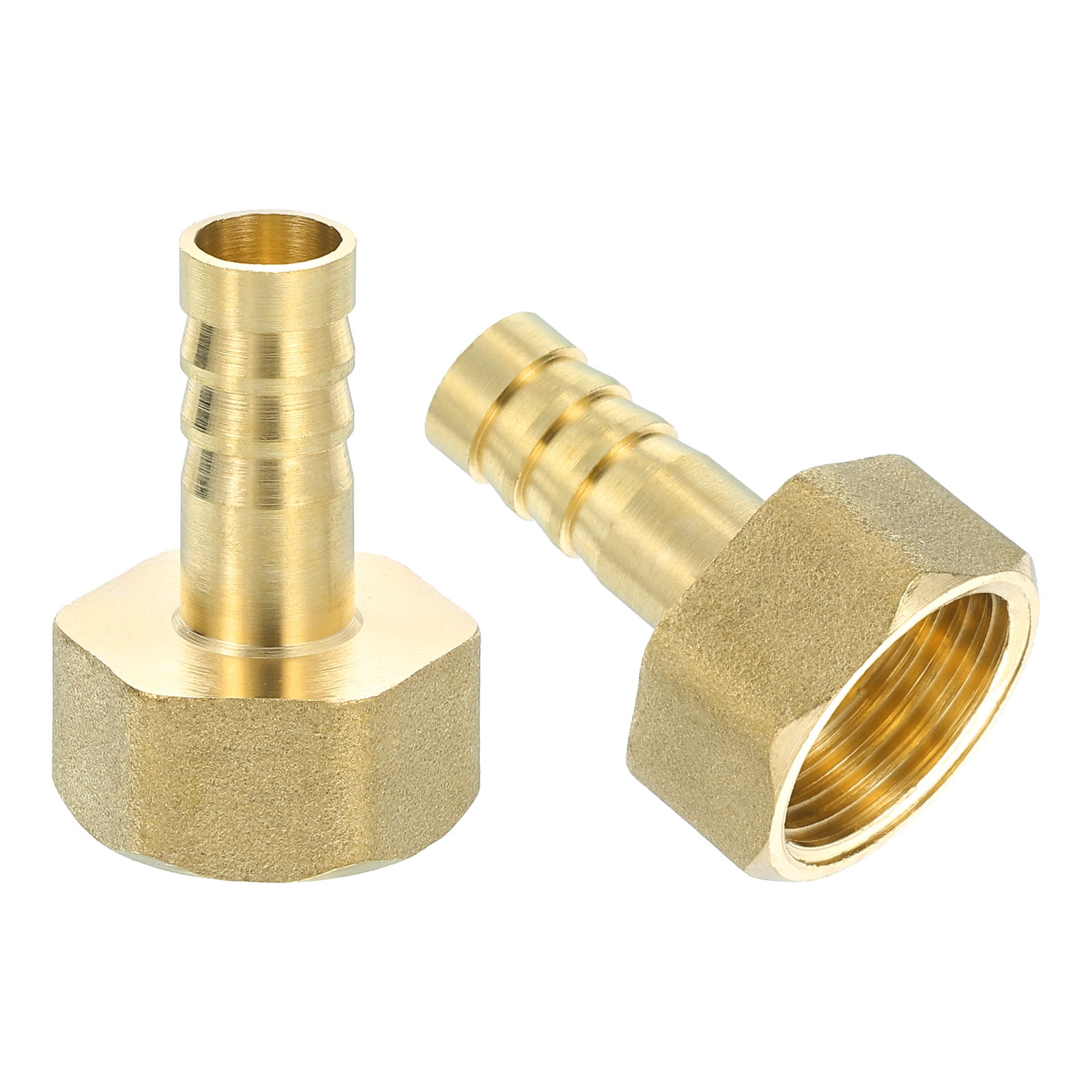 3 Pack Brass Hose Barb Fitting, 3/8" Barb x G 1/2 Female Brass Barb Pipe Fitting Adapter ...
