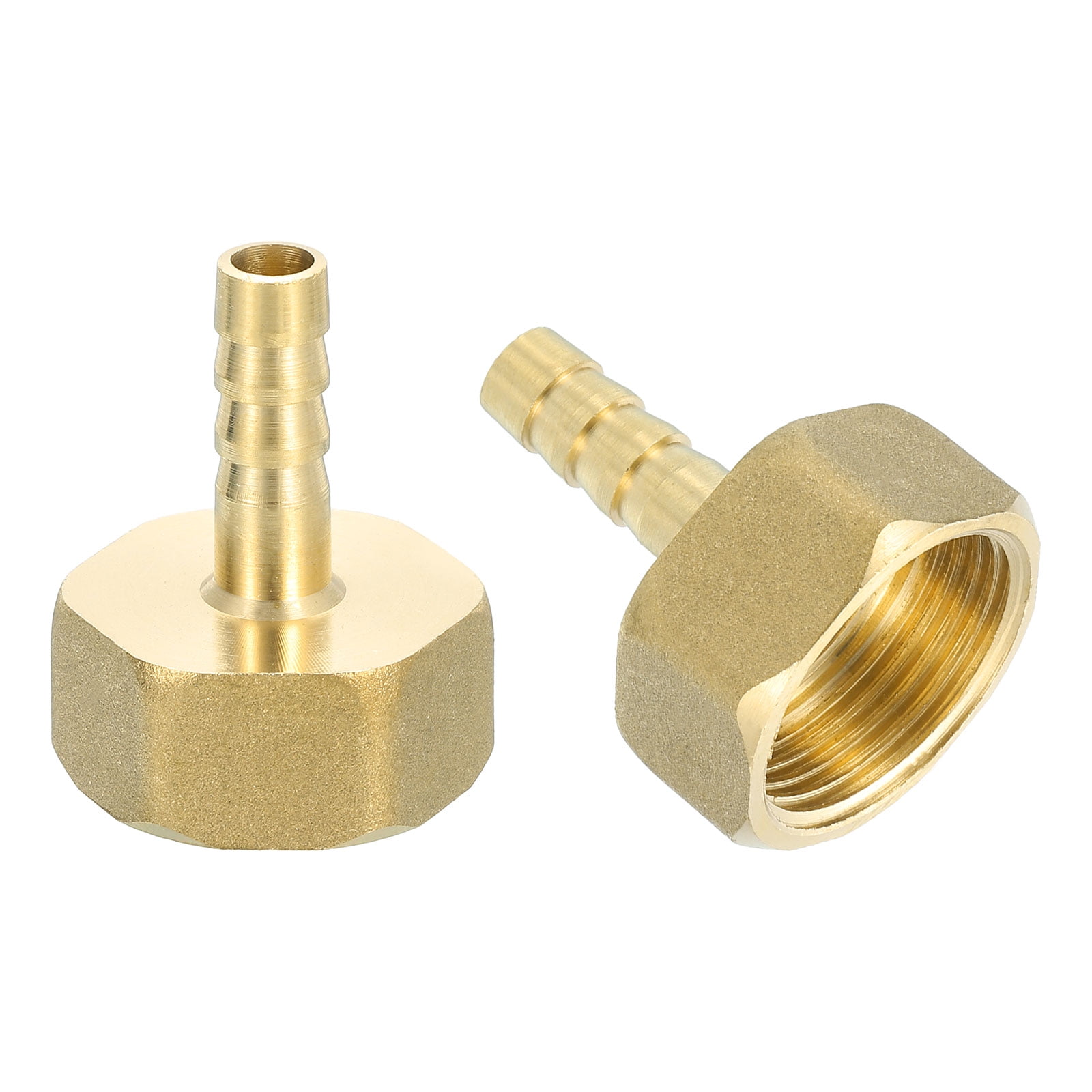 3 Pack Brass Hose Barb Fitting, 5/16" Barb x G 3/4 Female Brass Barb Pipe Fitting Adapter ...