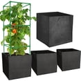 3 Pack Breathable Garden Plant Bags, Fabric Grow Pots for Vegetables ...