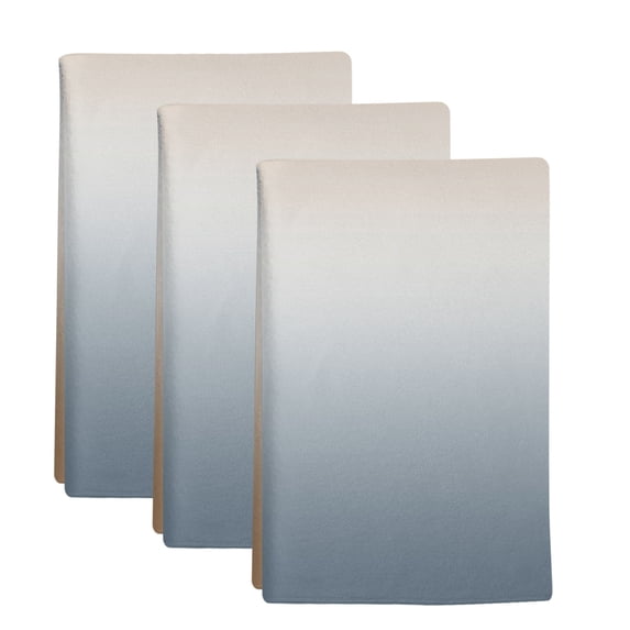 3 Pack Brown Grey Kitchen Towels Gradient Decorative Dish Towel Sets ...