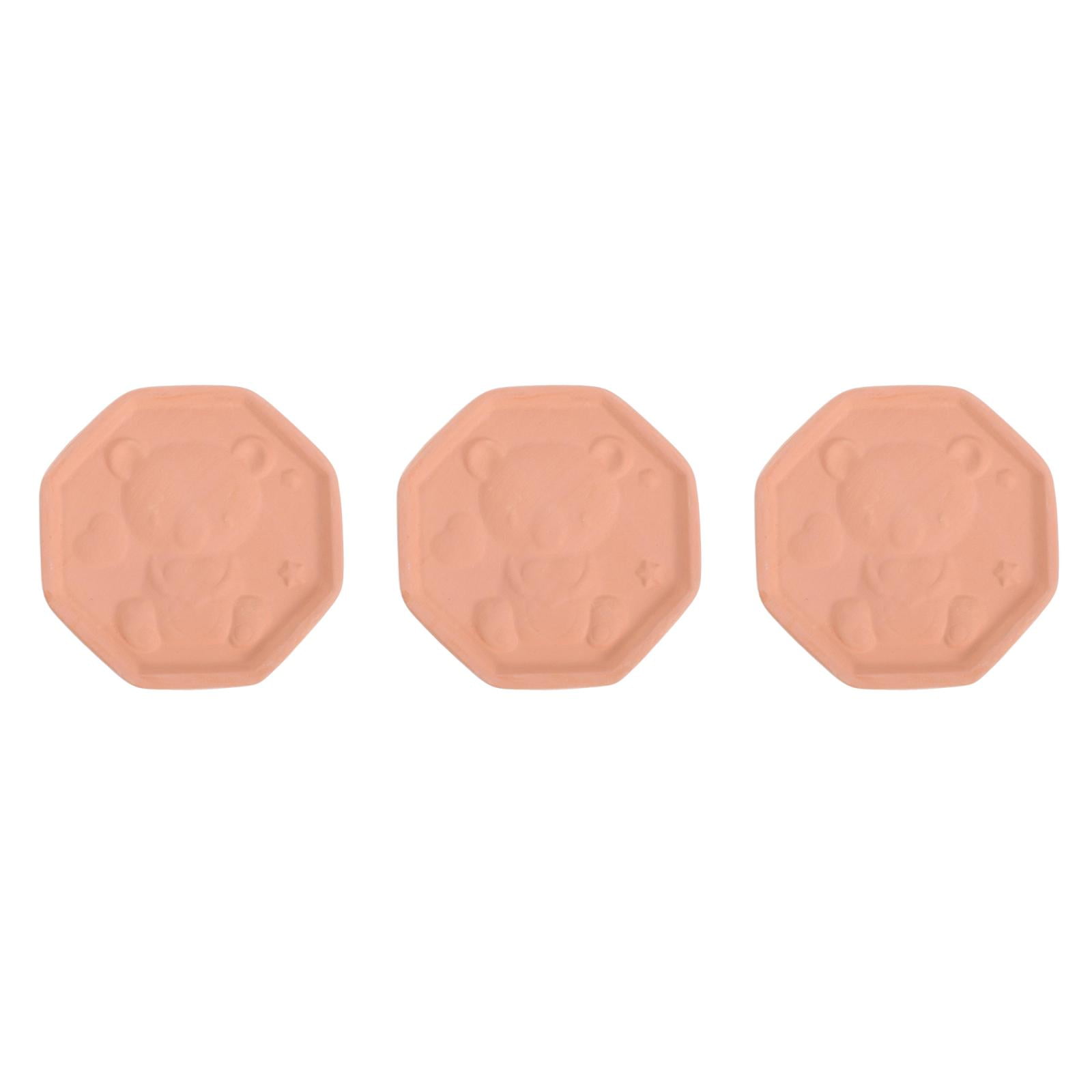 3 Pack Brown Sugar Terracotta Disk Flour Keeper Food Bread Mini ...