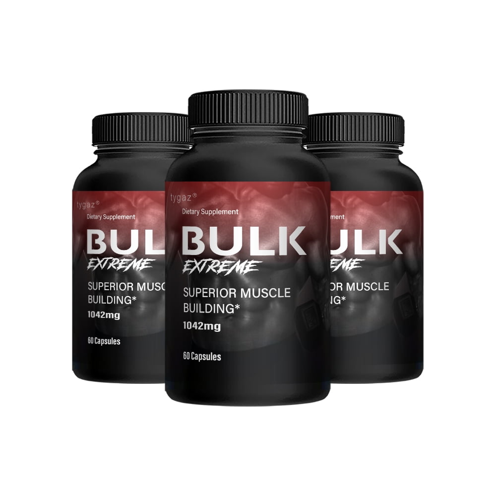 (3 Pack) Bulk Extreme - Bulk Extreme Mens Pills - Walmart.com