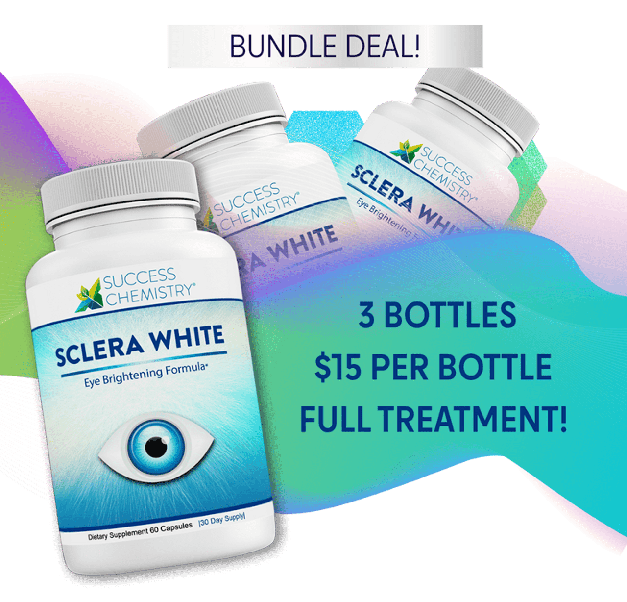 Sclera White 3 Pack - Bundle Deal! - Sclera White Eye Brightening ...