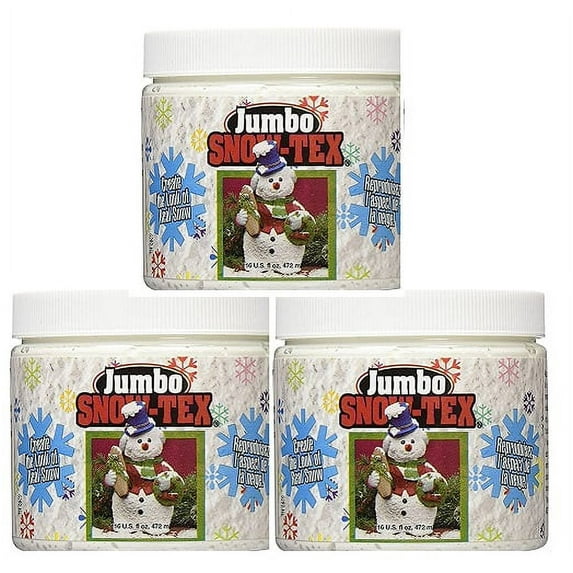 3 Pack Bundle of Deco Art Snow Tex White Dimensional Paint On Fake Snow ...