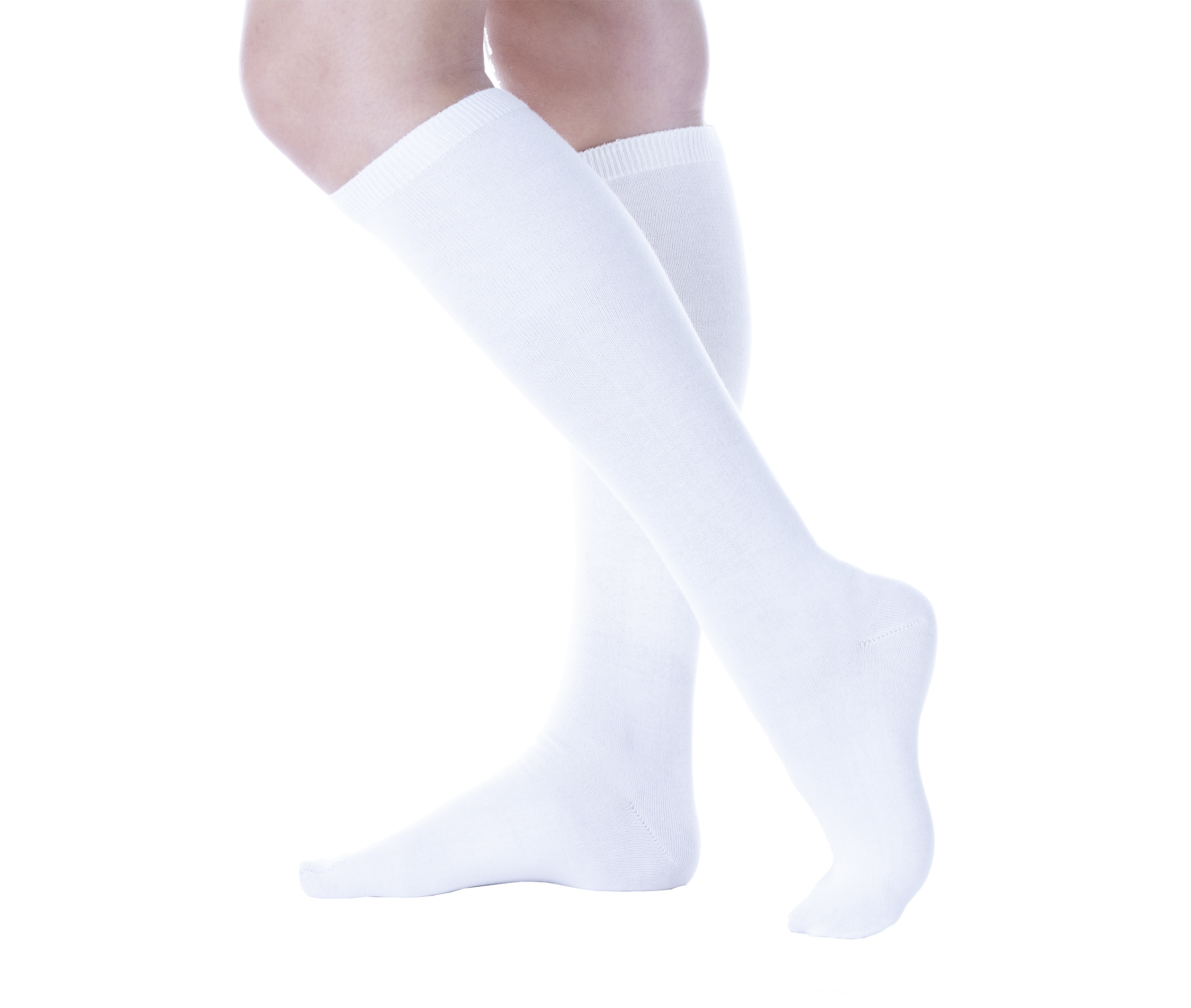 AATMart Women's 3 Pairs Knee High Knee-Length Cotton Socks 1024 Size 5 ...