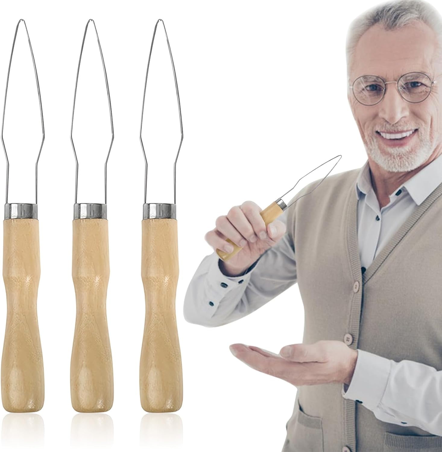3-Pack Button Hook Assist Device with Easy-Grip Handle for Shirts ...