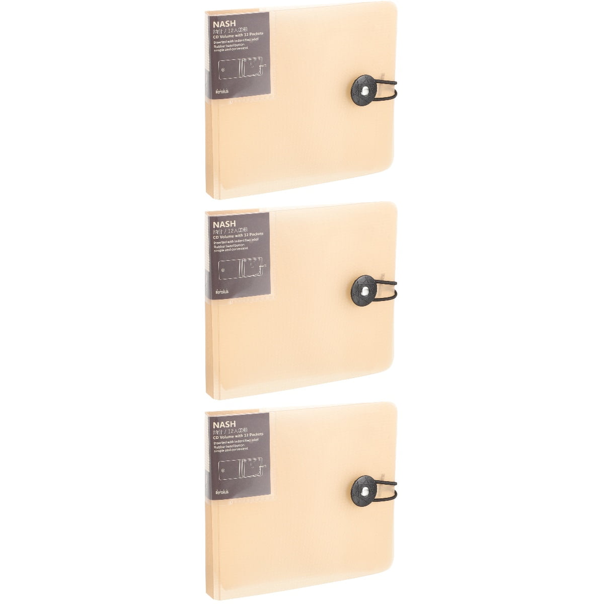 3 Pack CD Carrying Case Storage Bag Disc Holder Travel - Walmart.com