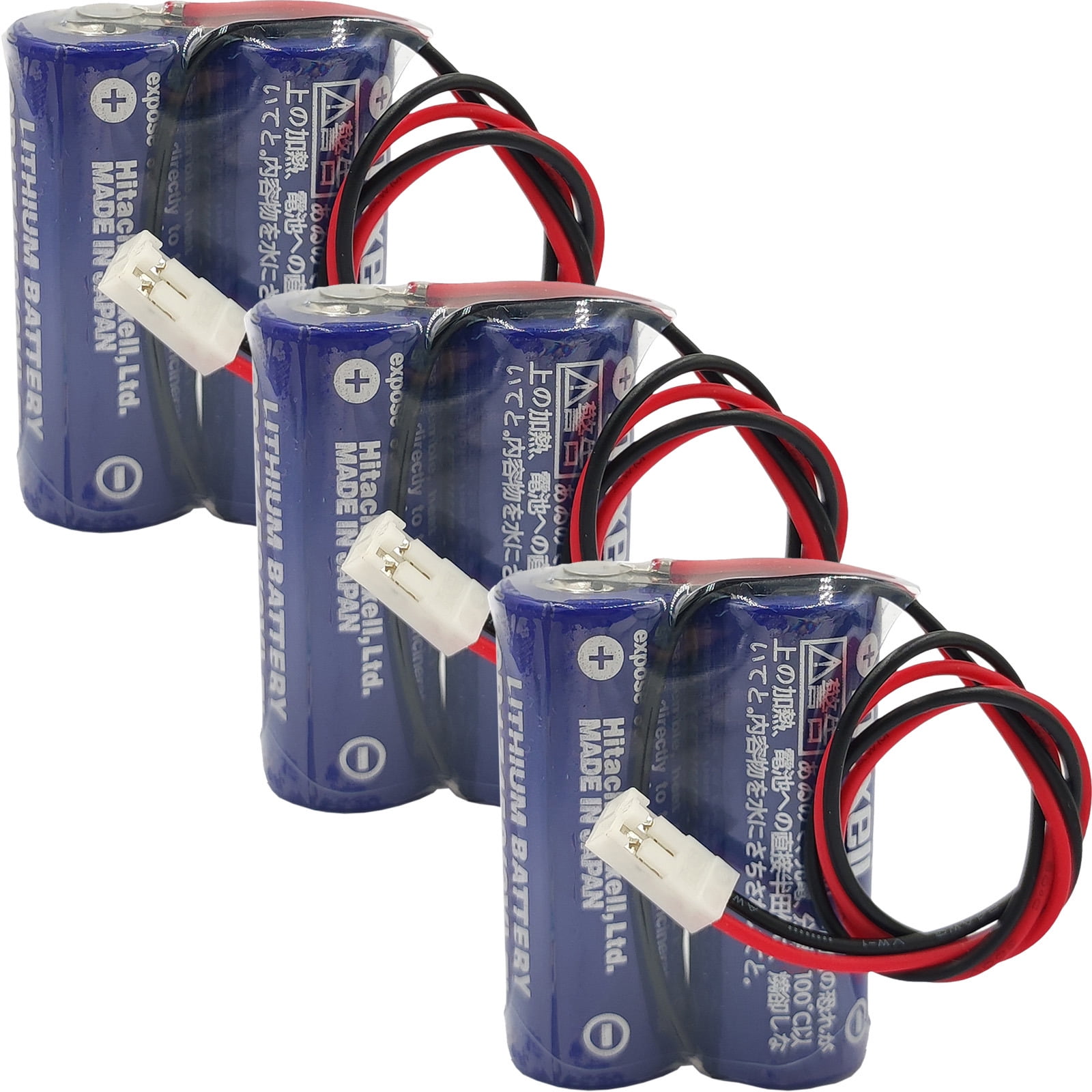 (3-Pack) CR17450-2WK27 / D80UB016170 3V Replacement PLC Battery 2 ...