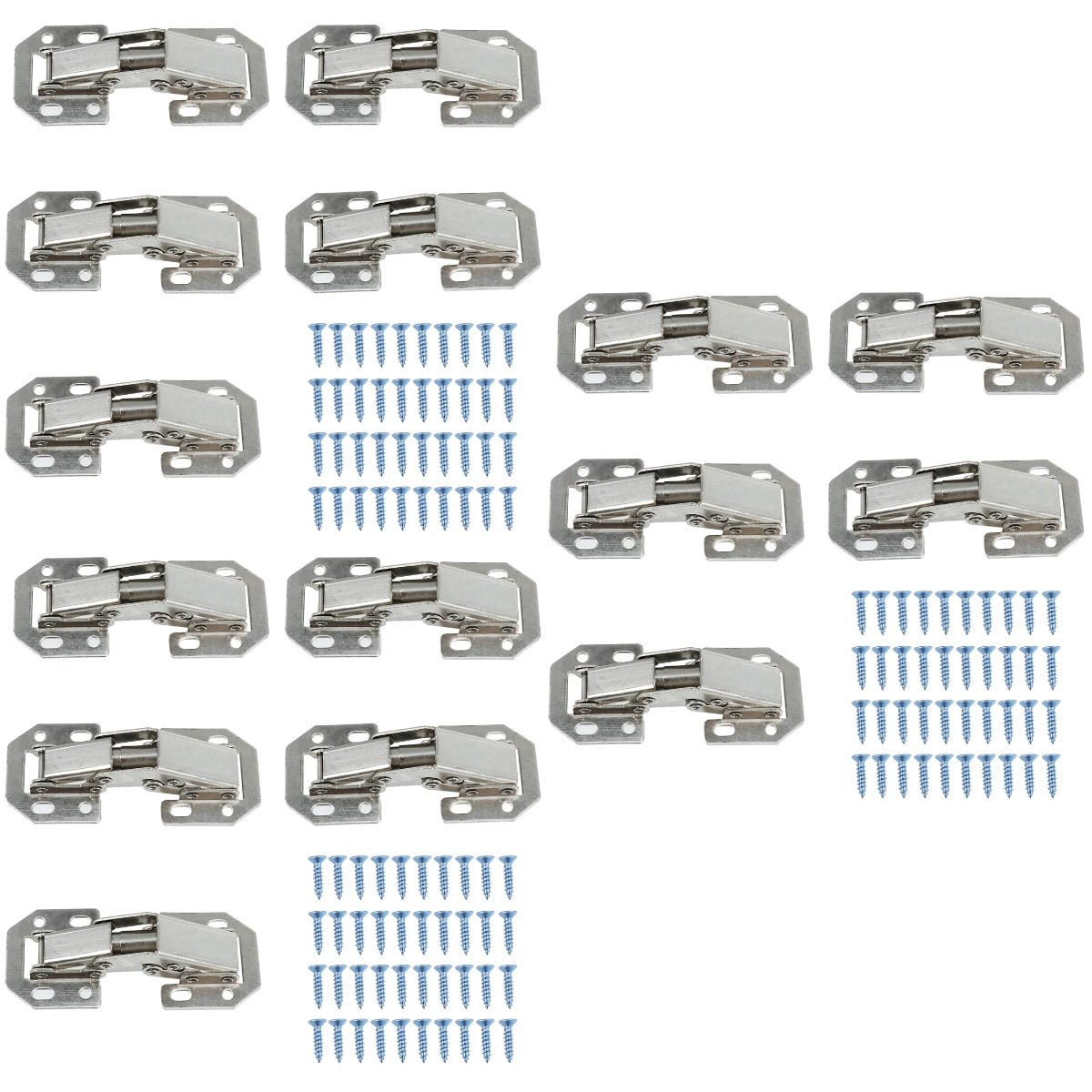 3 Pack Cabinet Door Hinge Kitchen Hinges Stable Fixation - Walmart.com