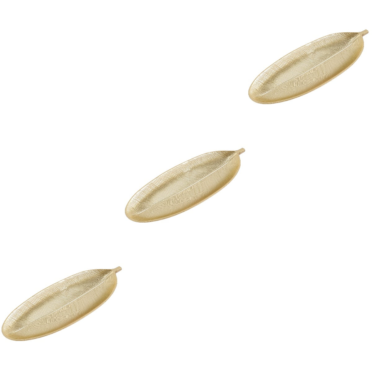 3 Pack Cable Snack Dried Fruit Plate Dining Room Serving Tray Office ...