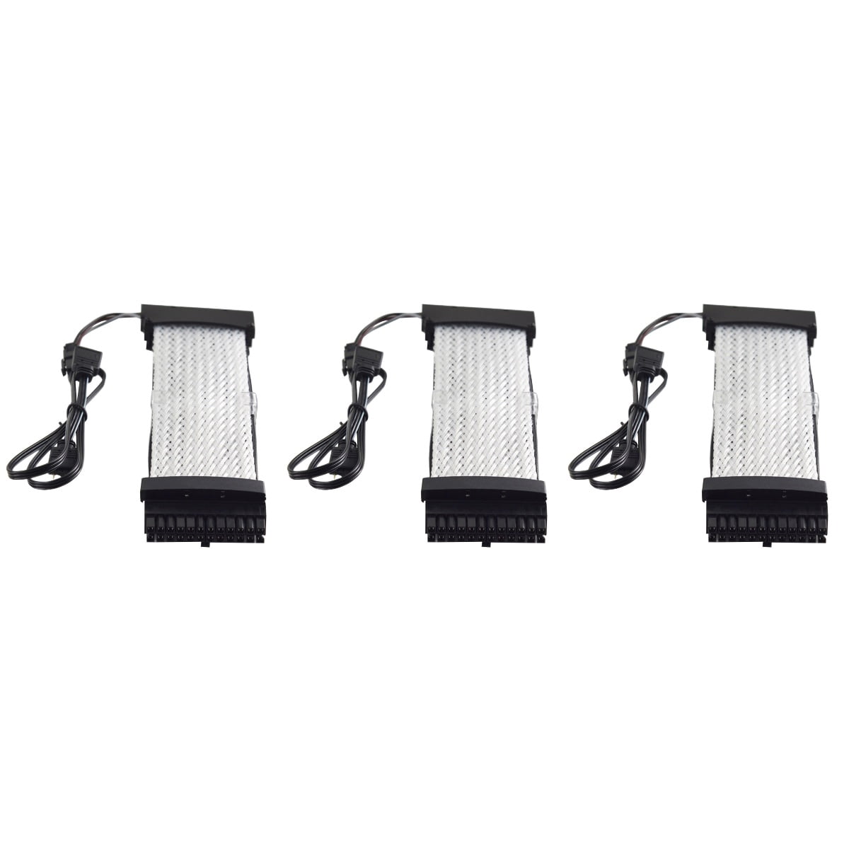 3 Pack Cables Power Extension Extension Cord RGB Cable Extension ...