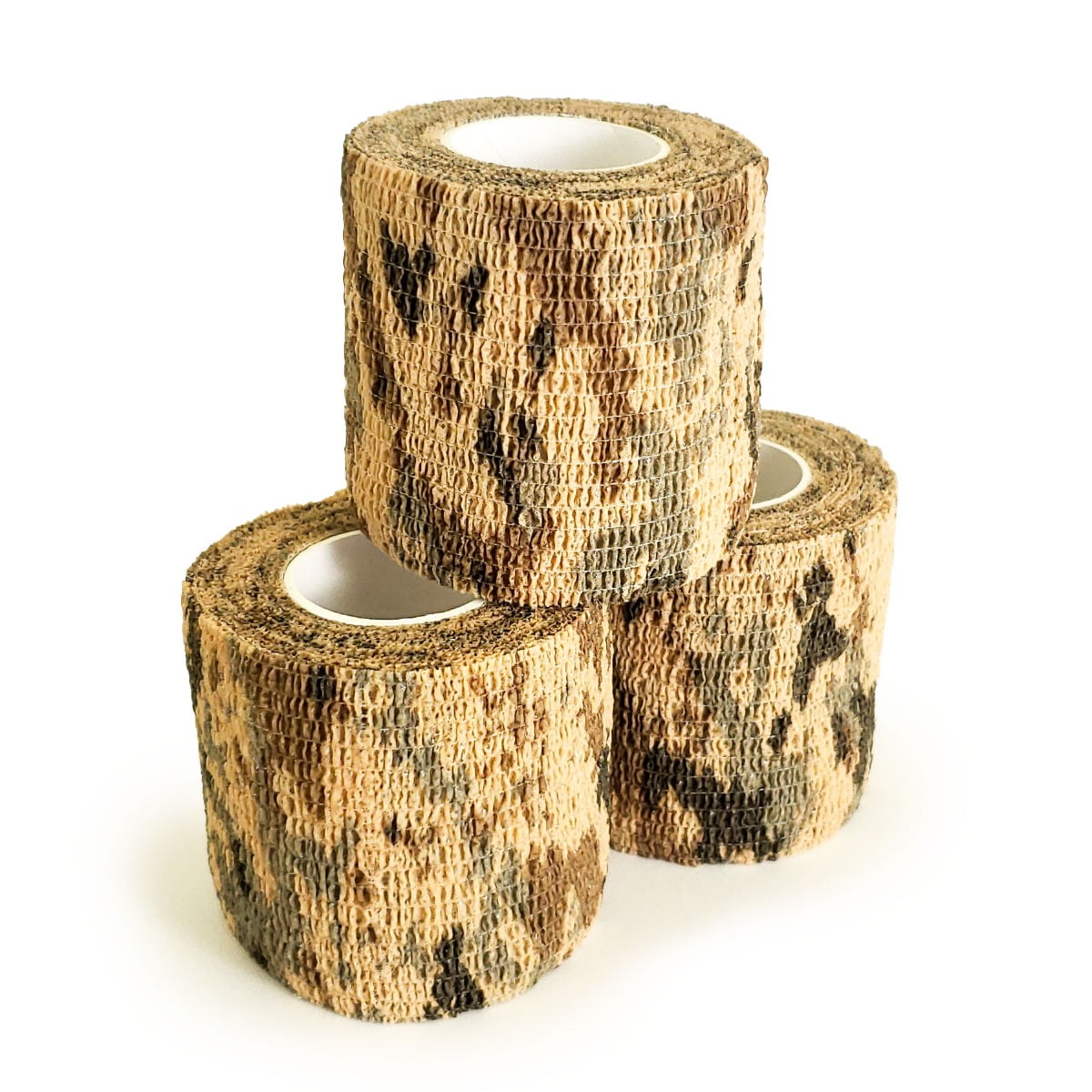 3 Pack - Camouflage Self Adhesive Cling Tape - Desert Camo #13 ...