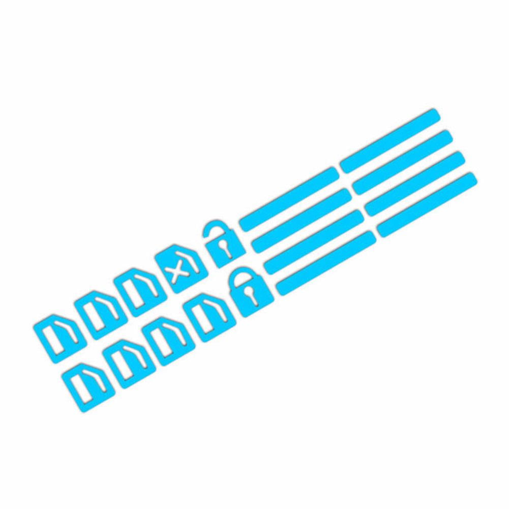 3 Pack Car Window Button Luminous Sticker, Control Switch Luminous ...