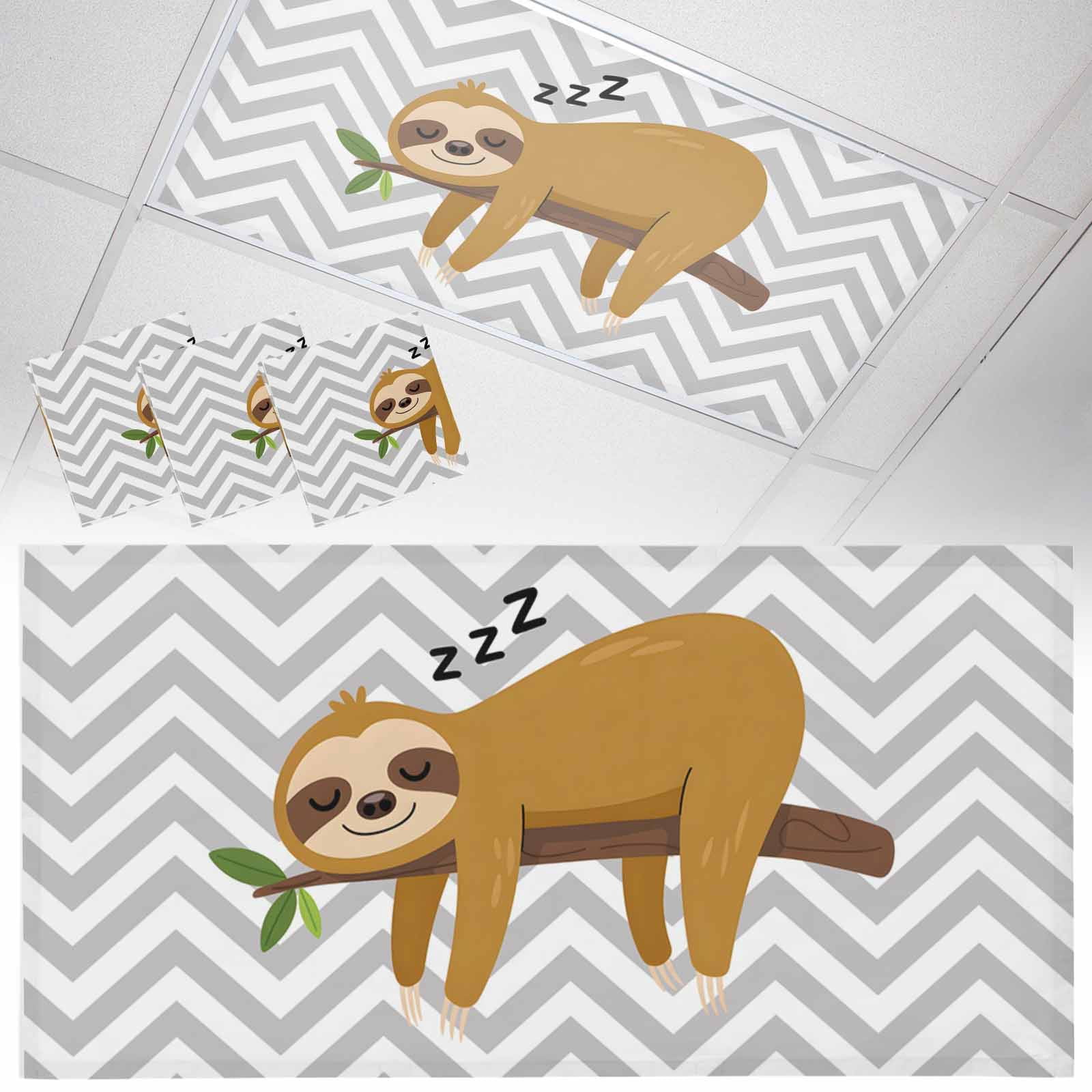 3 Pack Cartoon Animals Fluorescent Light Covers for Ceiling Lights ...