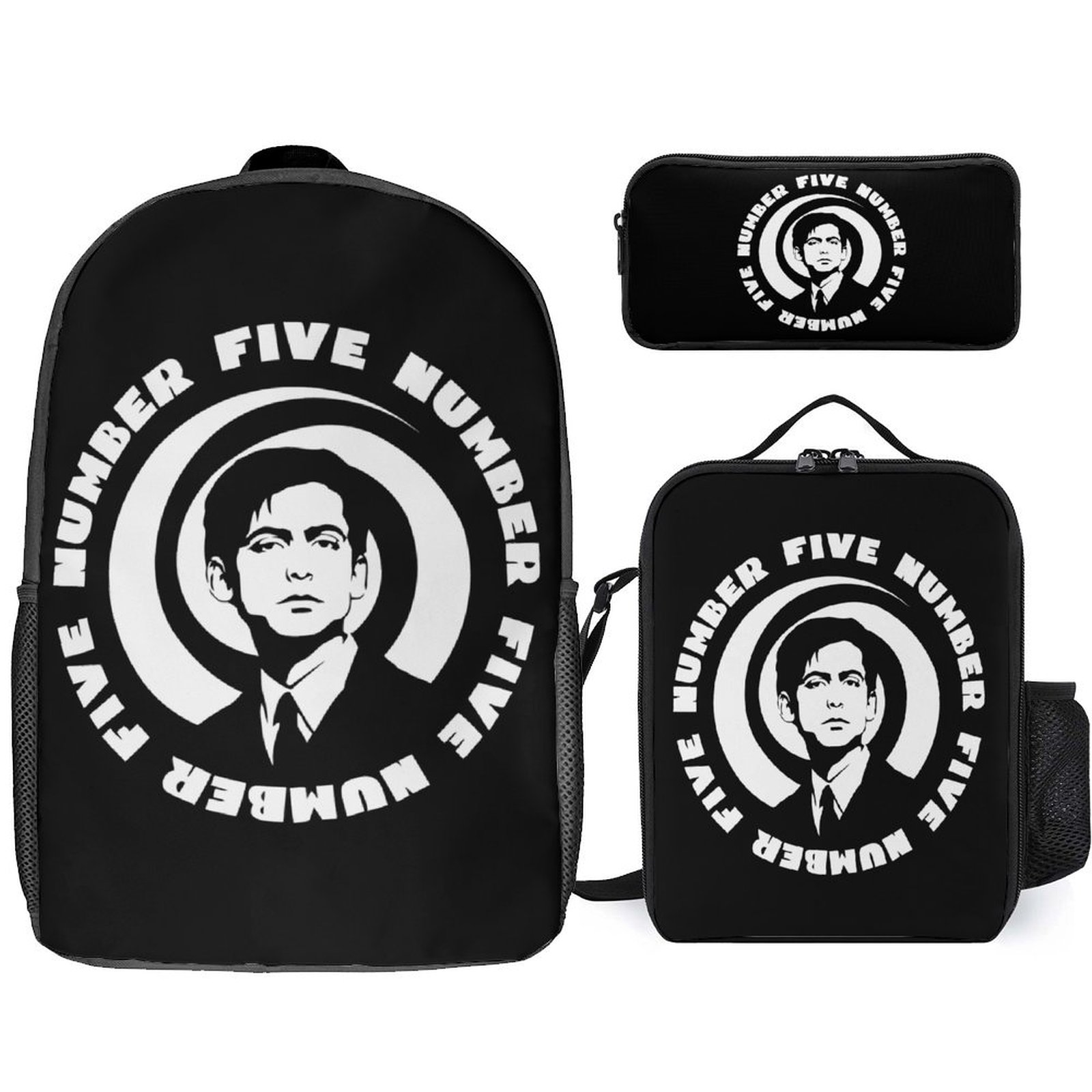 3 Pack Casual Backpack Set The Umbrella Academy Number Five Backpacks ...