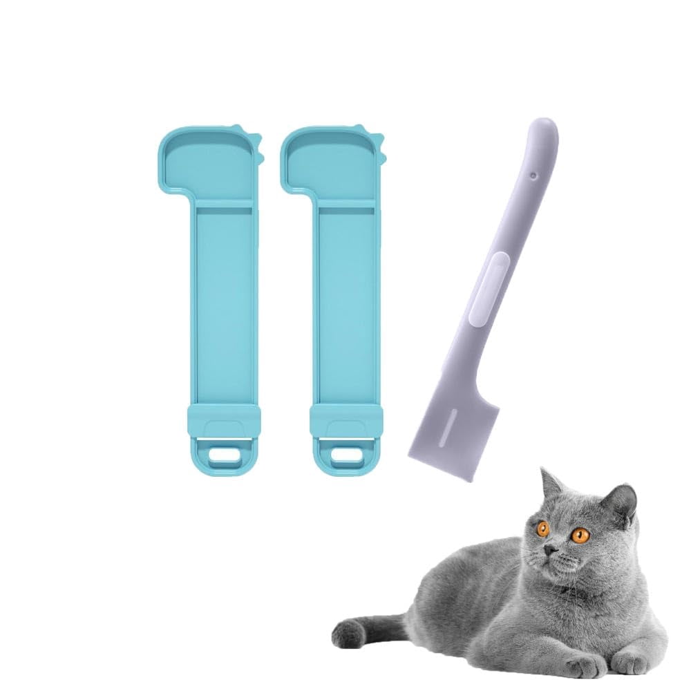3 Pack Cat Creamy Treats Feeder Puree Tube Squeezer Holder Dispenser ...