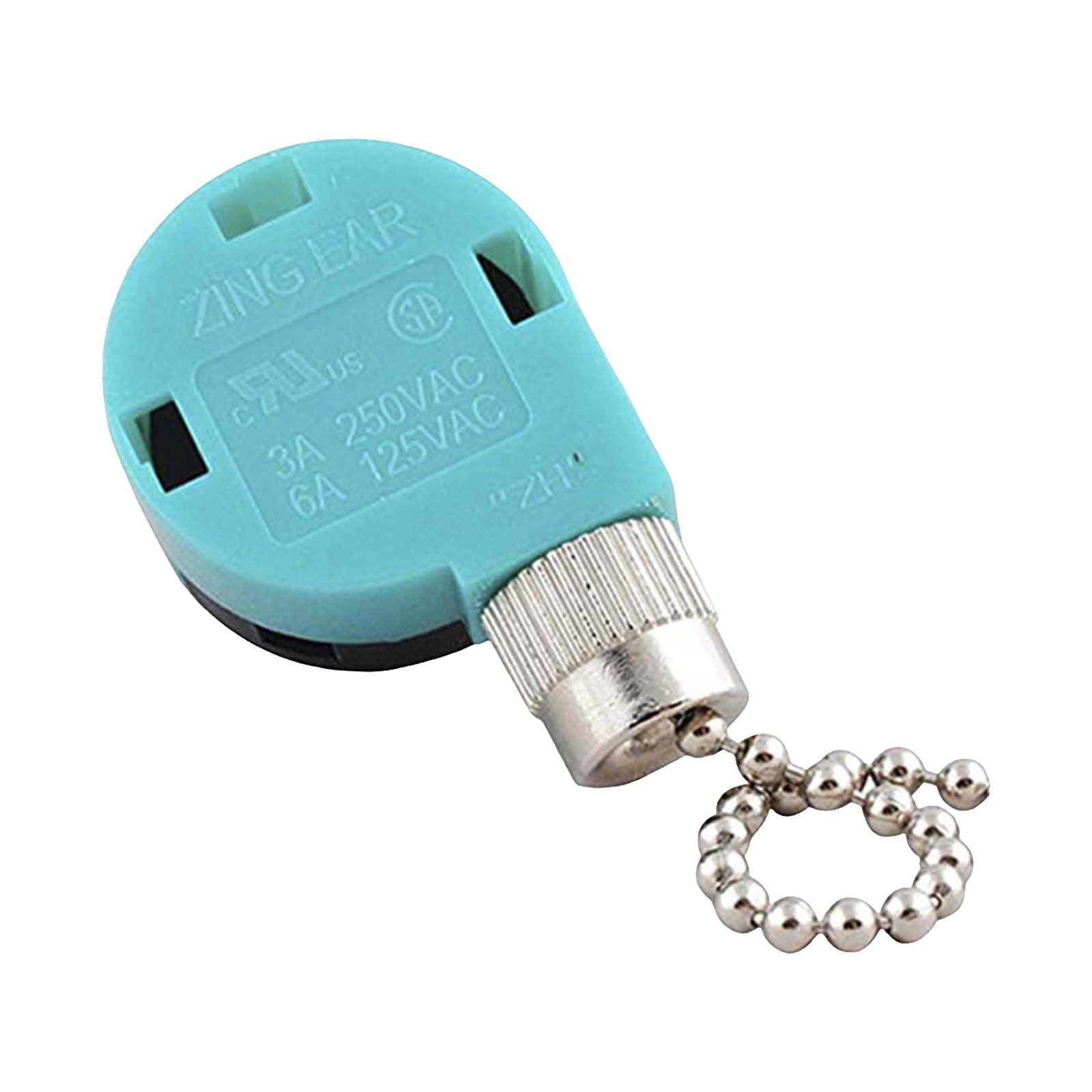 3 Pack Ceiling Fan Switch 3 Speed 4 Wire ZE-268S6 Fan Pull Chain Switch ...