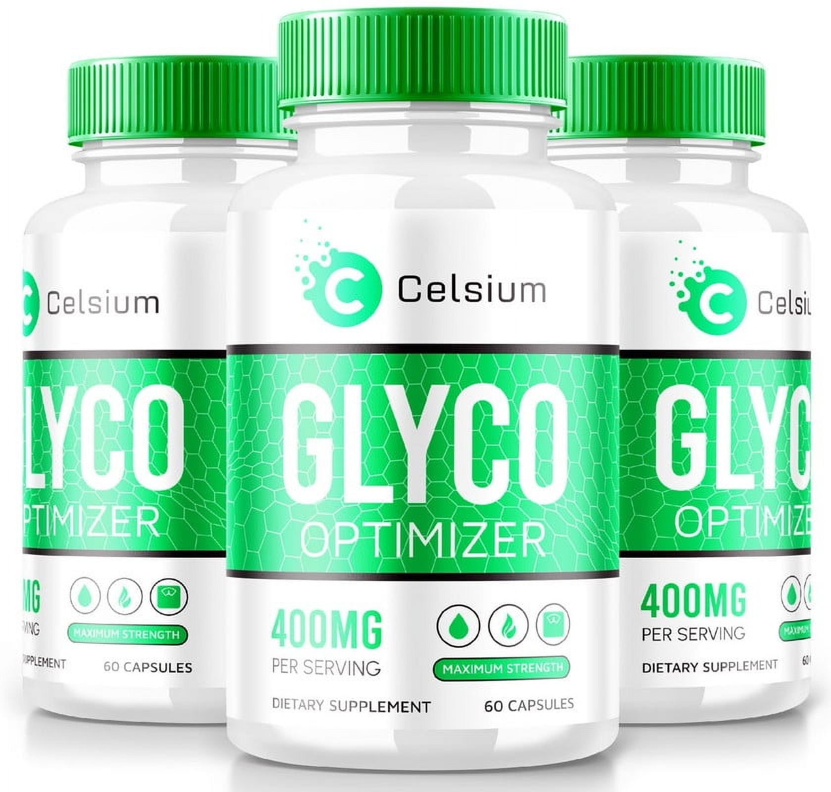 (3 Pack) Celsium Glyco Optimizer, Maximum Strength Blood Flow Support ...