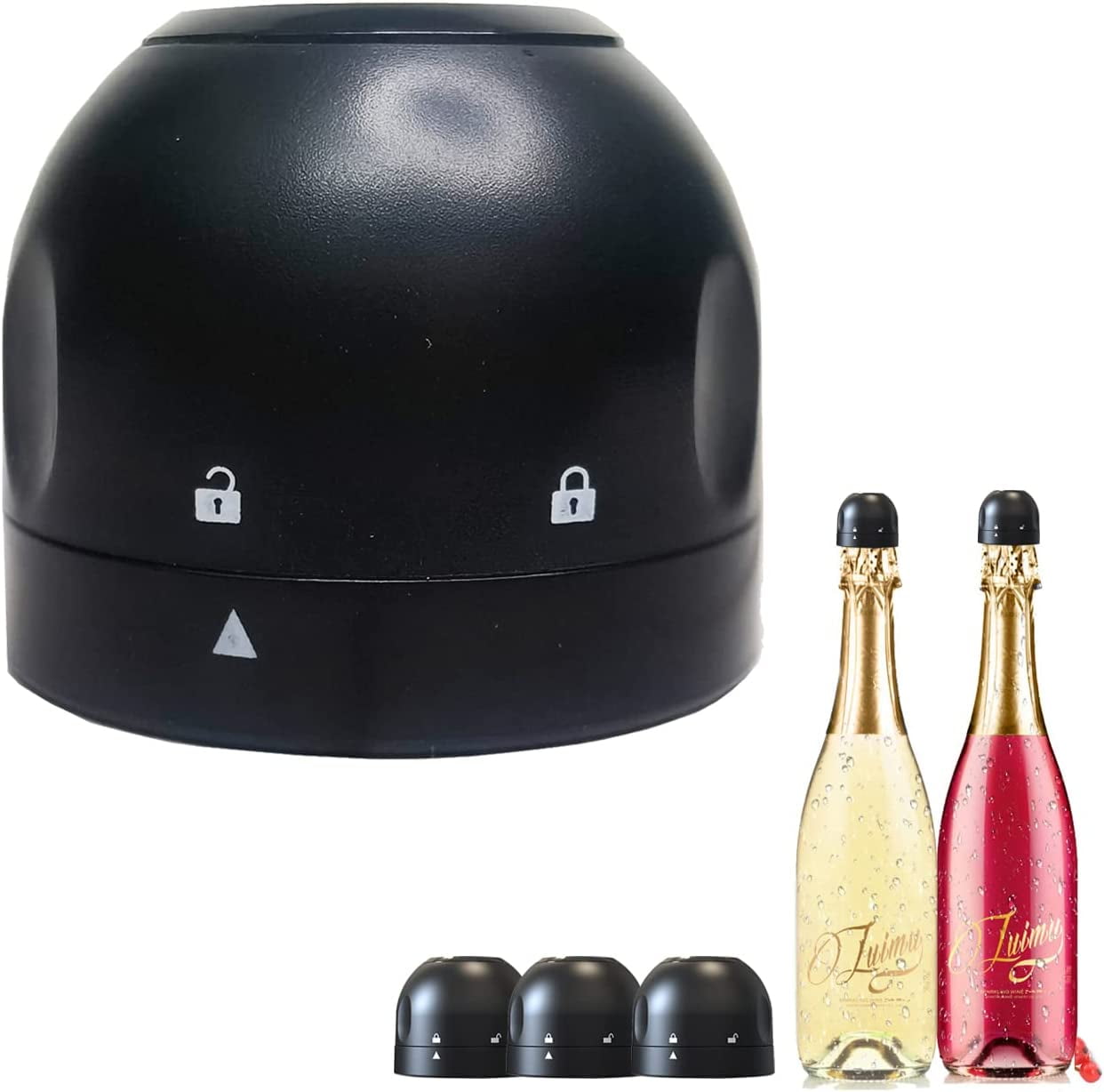 [3-Pack] Champagne Stopper,Professional Bottle Sealer for Champagne ...