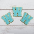 3 Pack Chenille Iron On Glitter Varsity Letter "W" Patches - Blue ...