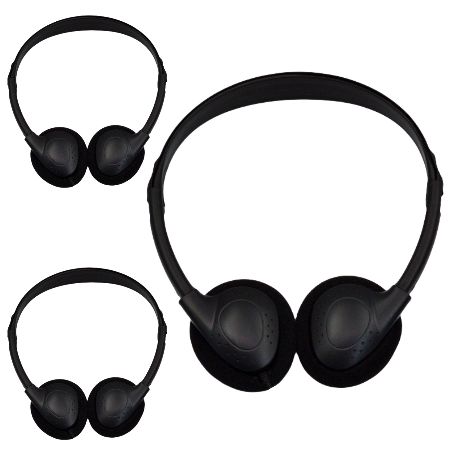3 Pack Class Set Students School Headphones with Adjustable Earphones ...