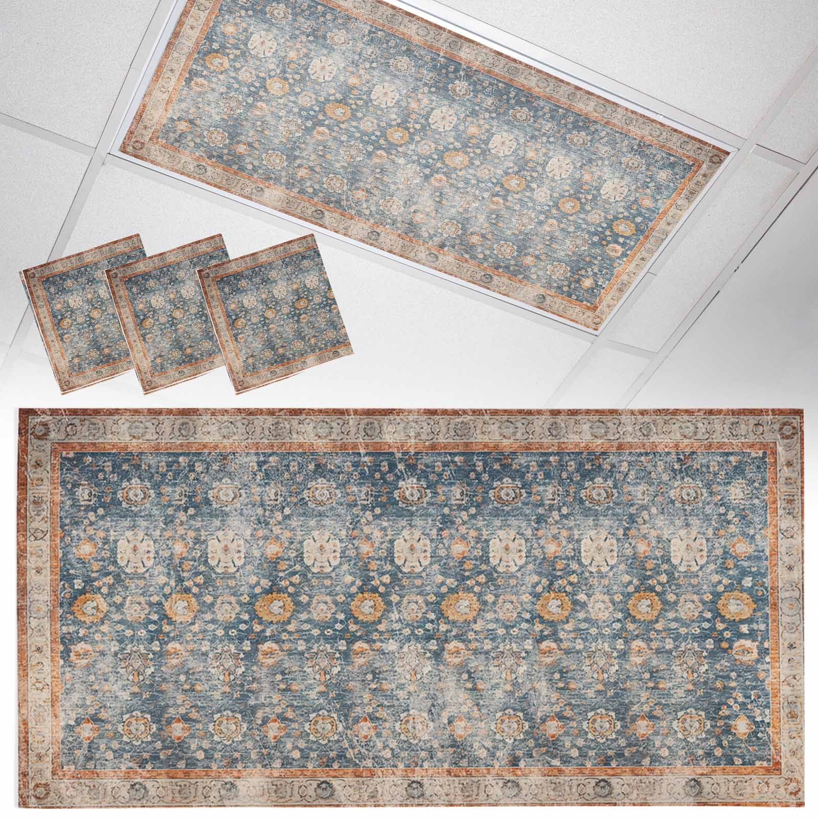 3 Pack Classic African Fluorescent Light Covers for Ceiling Lights ...