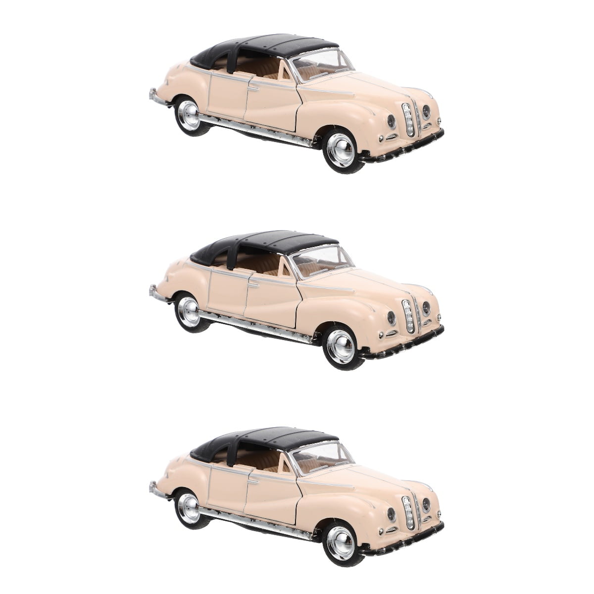 3 Pack Classic Car Model Toy Retro Mini Toys Cars Child Beige - Walmart.com