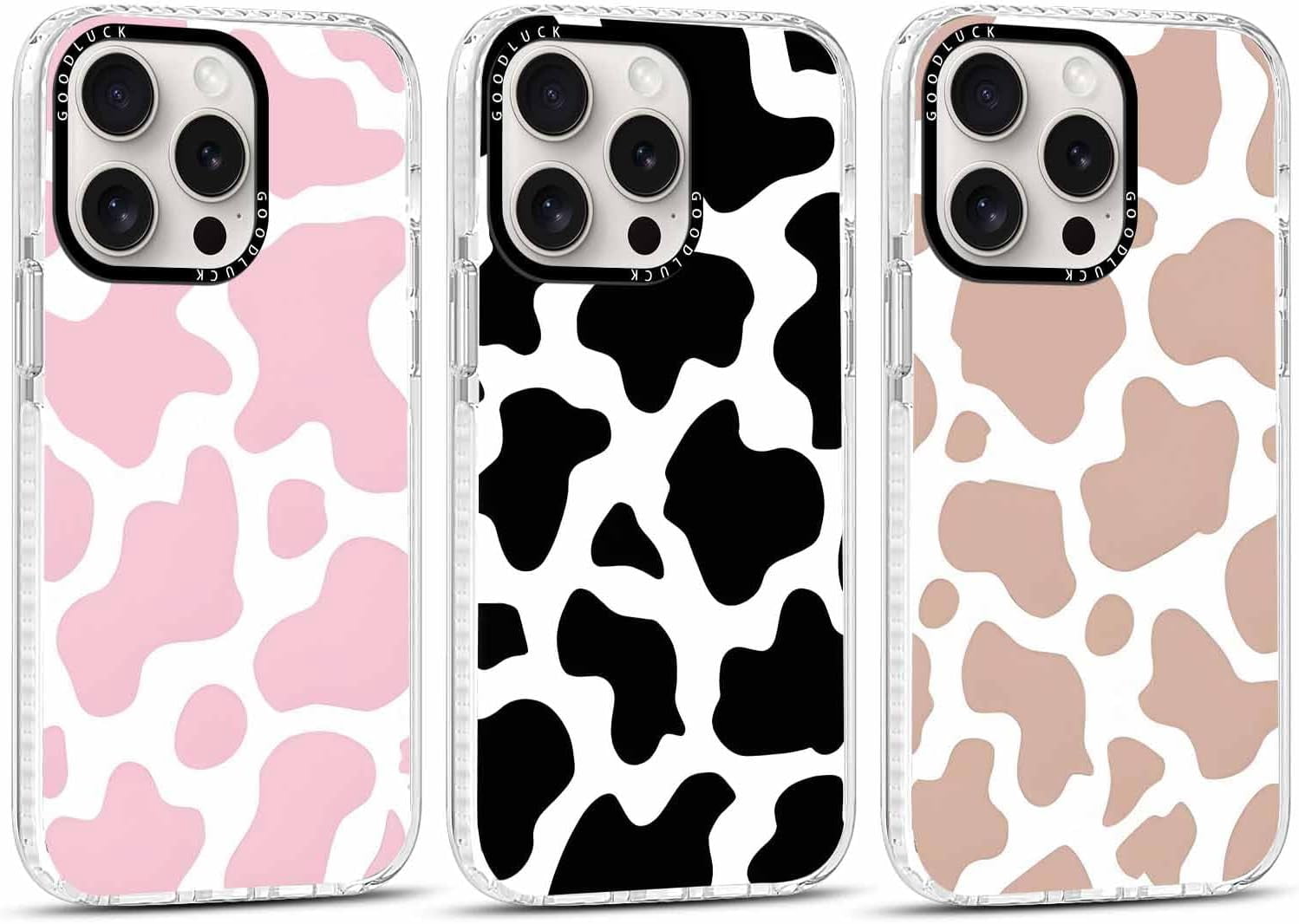 3 Pack Clear Cow Print Phone Case for iPhone 12 Pro Max 6.7", Cute ...