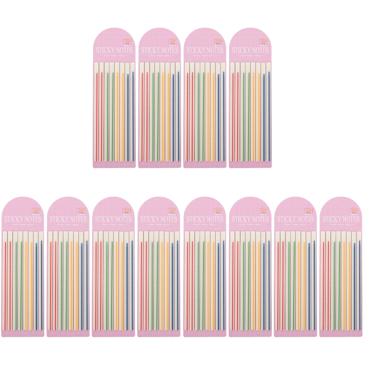 3 Pack Clear Notes Transparent Sticky Reading Highlight Strips ...