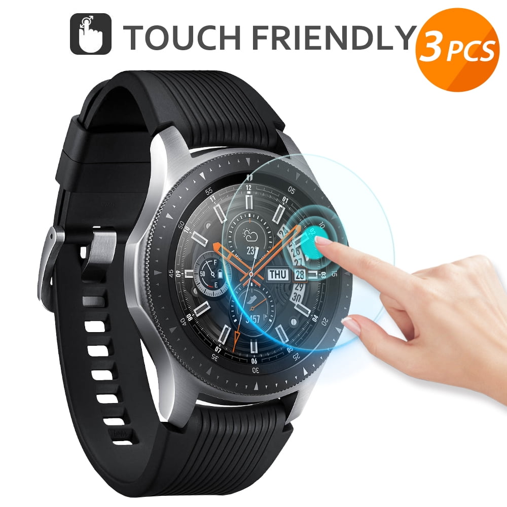 3-Pack Clear Tempered Glass Screen Protector For Samsung Galaxy Watch ...