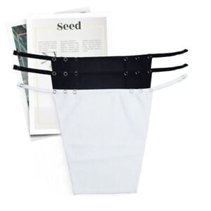 3 Pack Clip-on Mock Camisole Bra Insert Overlay Modesty Panel V-neck ...